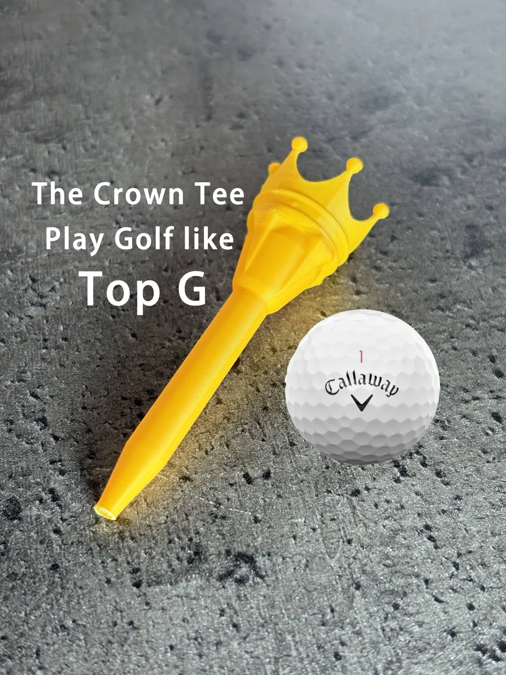 The Crown Tee Golf by H² Studio MakerWorld: Download Free 3D Models