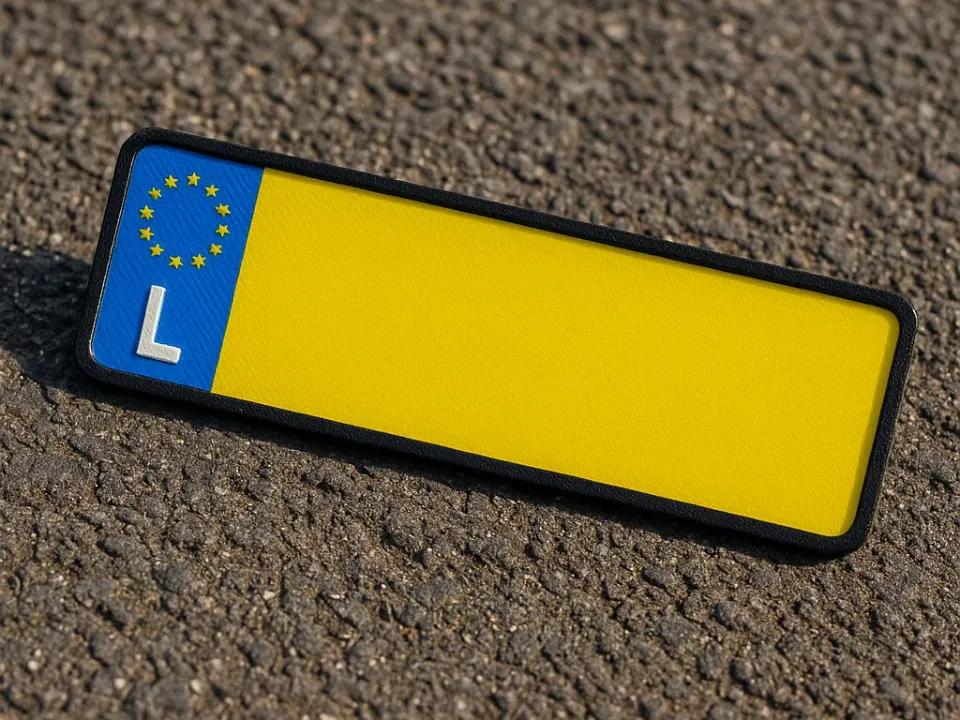 License Plate (EU-Style) – 3D Model (Luxembourg) by DJ M-LUC MakerWorld ...