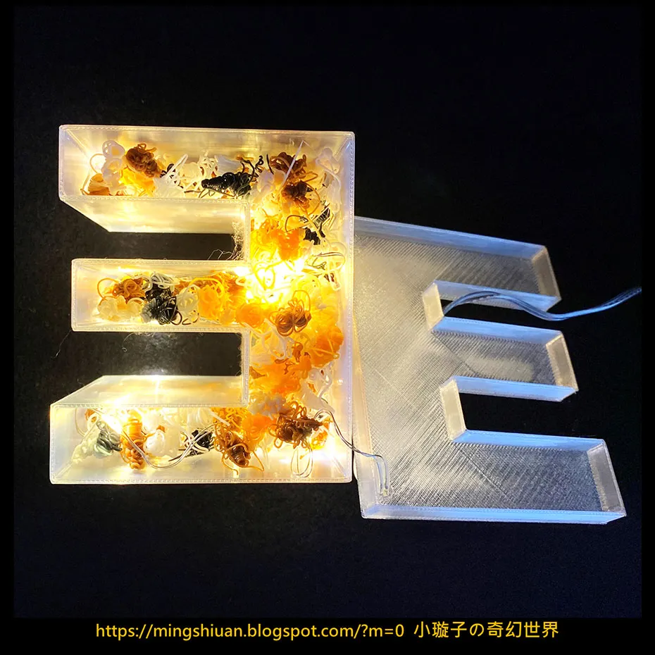 MAKER Letter storage box / Scrap storage box / Letter light box / Candy ...