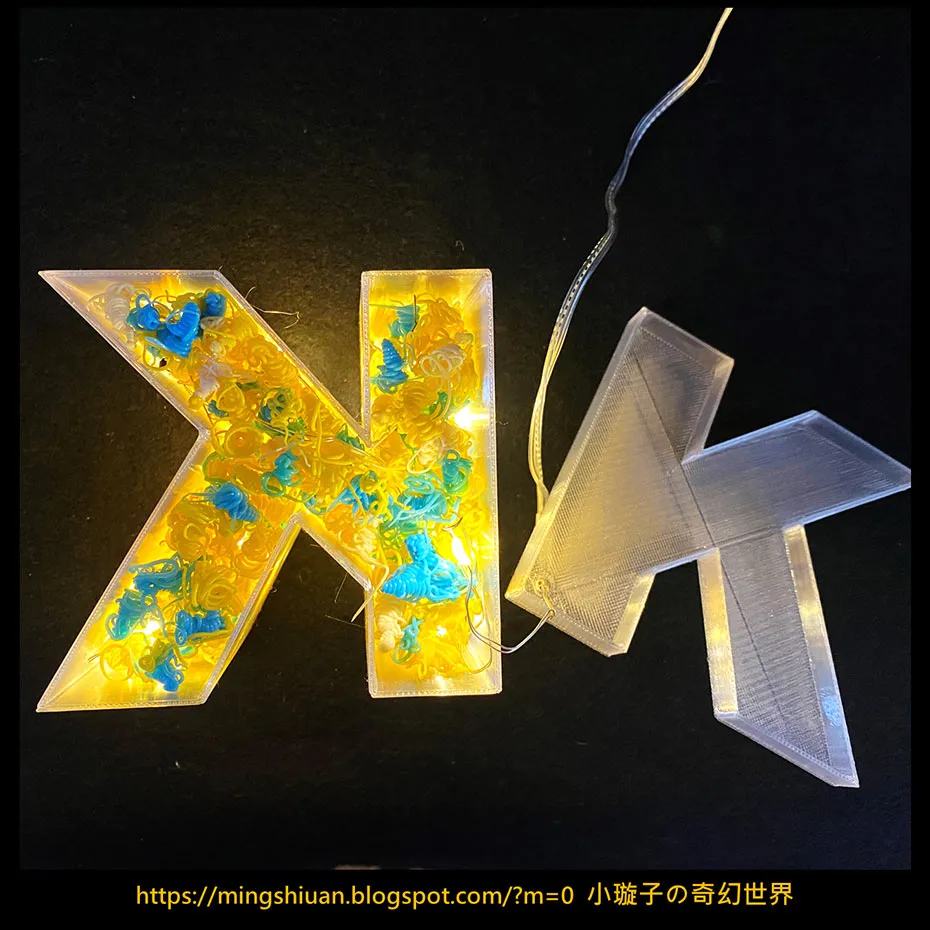 MAKER Letter storage box / Scrap storage box / Letter light box / Candy ...