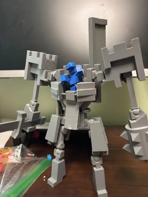 Articulated Roblox kings mech - Free 3D Print Model - MakerWorld