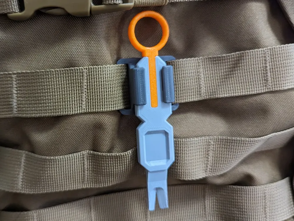 QUICK-CLIP: MOLLE Tick Removal Tool Remixed by Ben MakerWorld: Download ...