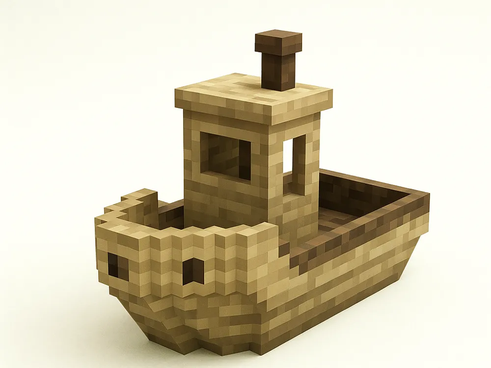 Minecraft Benchy by ChainsawGraphics MakerWorld: Download Free 3D Models