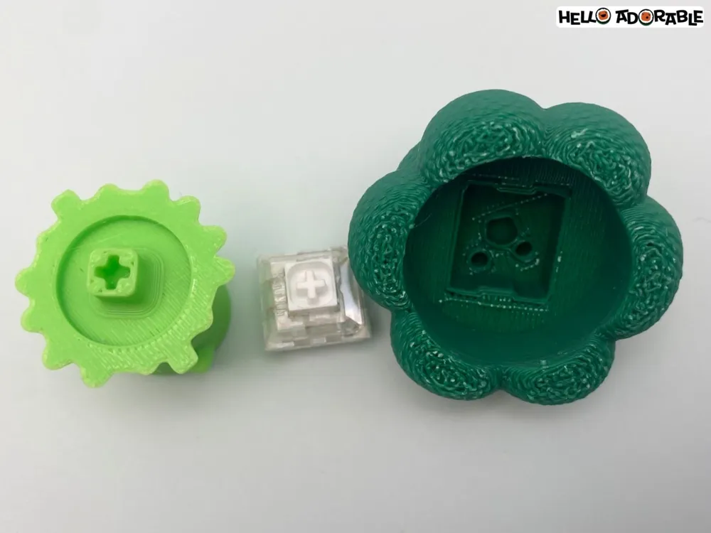 Broccoli Clicker Fidget Toy - Free 3D Print Model - MakerWorld