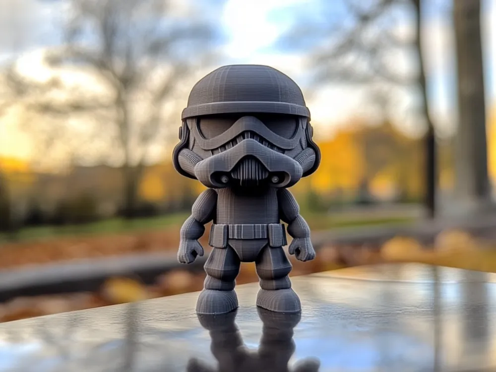 Mini Star Wars Stormtrooper Figurine by Layered Studio MakerWorld ...