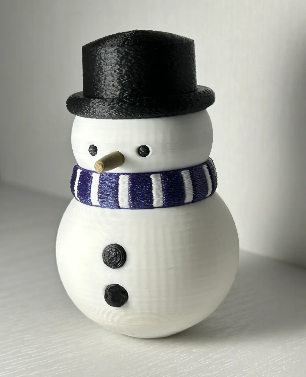 Winter's First Snowman by BrandonGm - MakerWorld