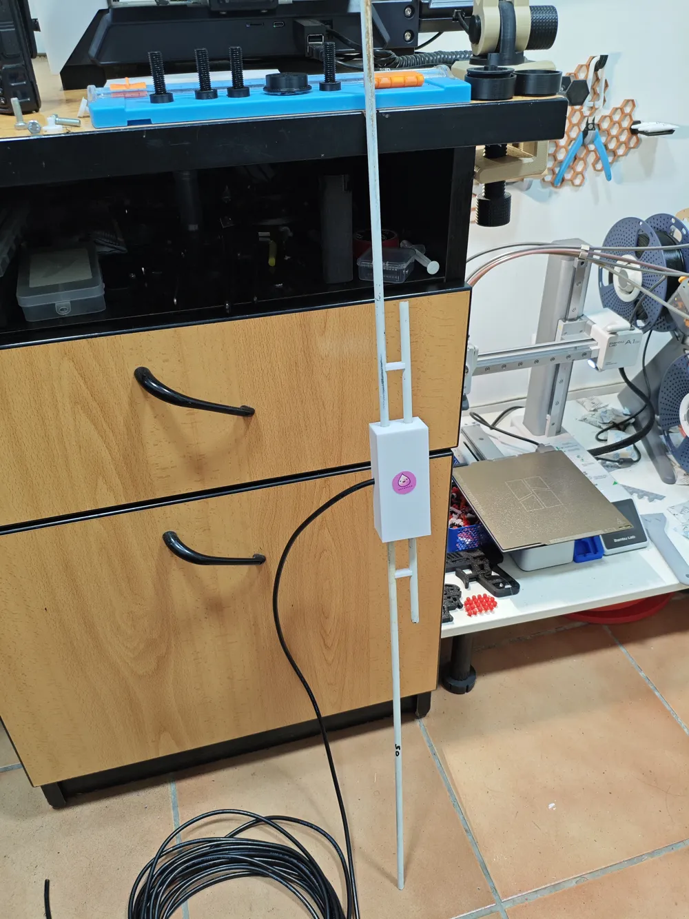 VHF/UHF Dual-Band Dipole Antenna – 3D Printed by keydream3D MakerWorld ...