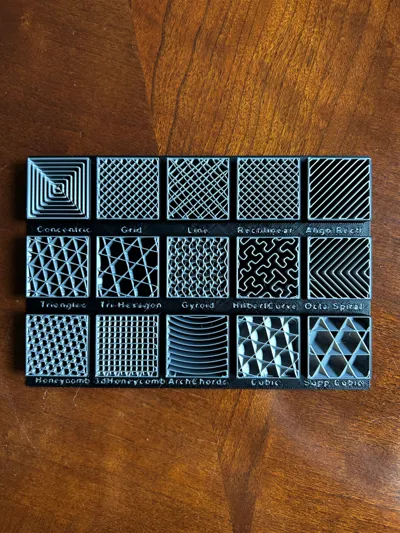 Infill Sample Display Cube 来自 rky.91 - MakerWorld