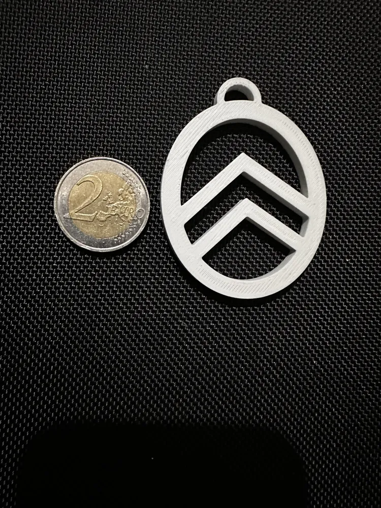 Citroën keychain - Free 3D Print Model - MakerWorld