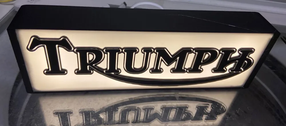 Triumph Motorcycles Light Box by Shawnknight - MakerWorld