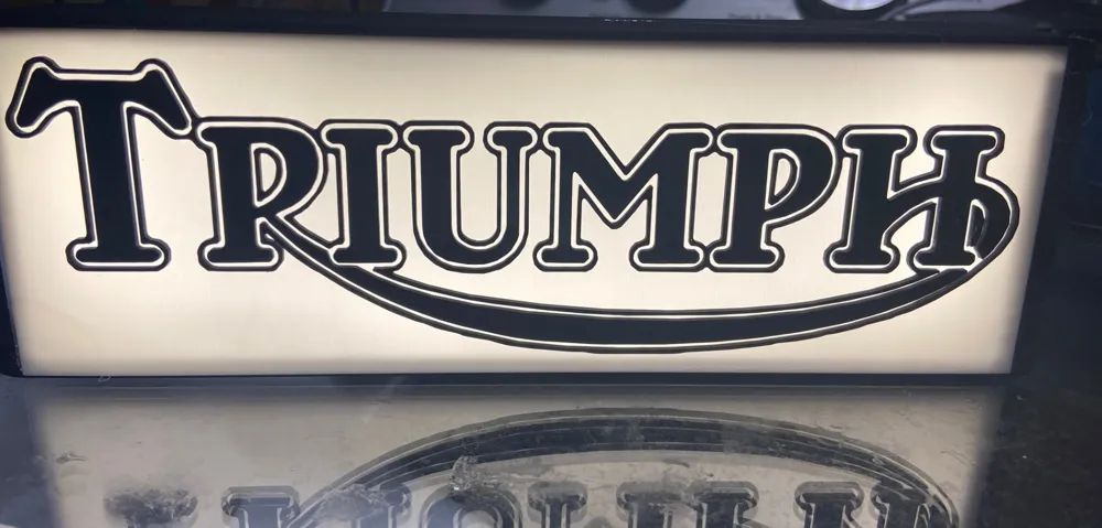 Triumph Motorcycles Light Box by Shawnknight - MakerWorld