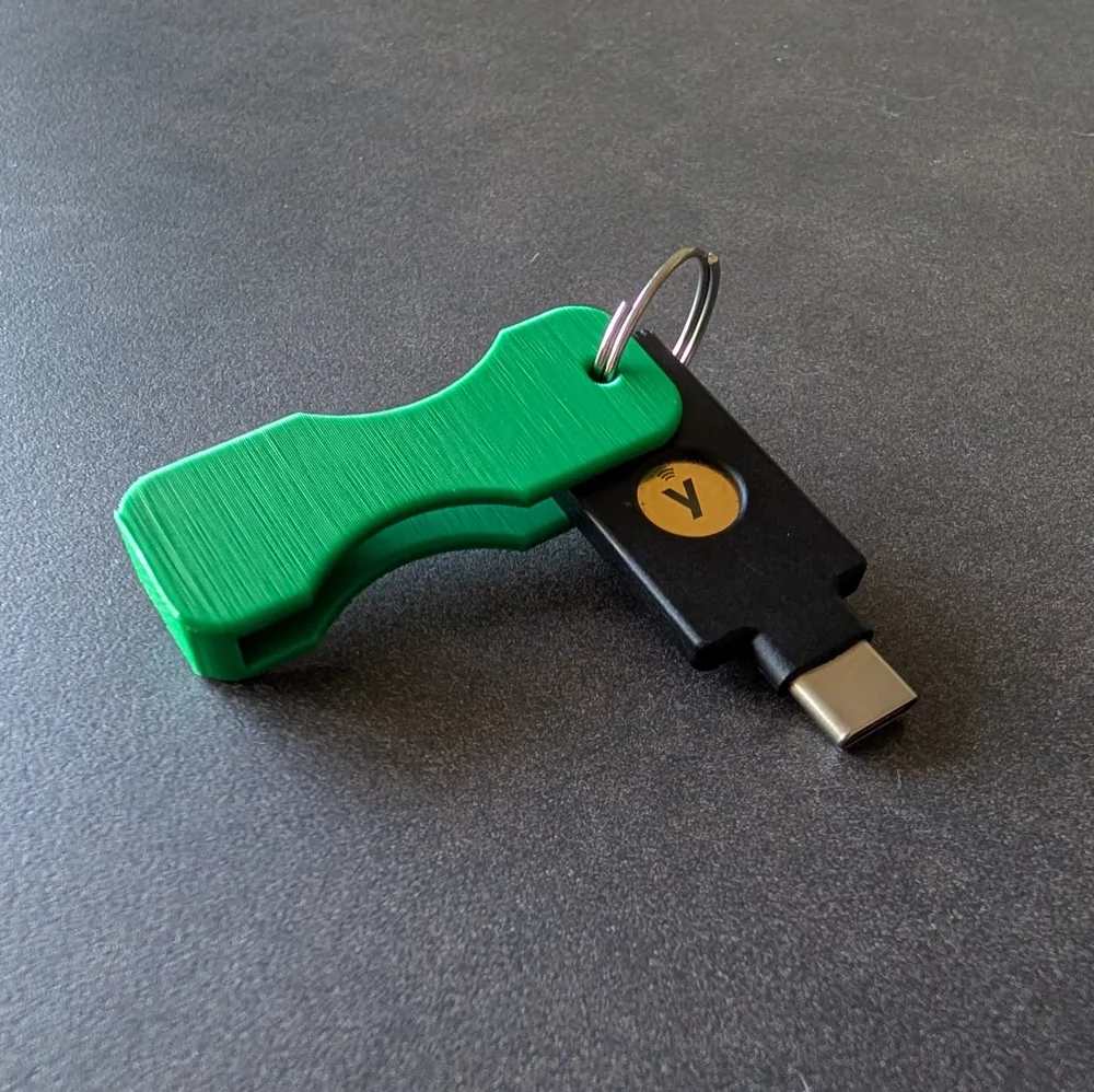 YubiKey 5C NFC key ring Remix Remixed by Weltraumpenner - MakerWorld