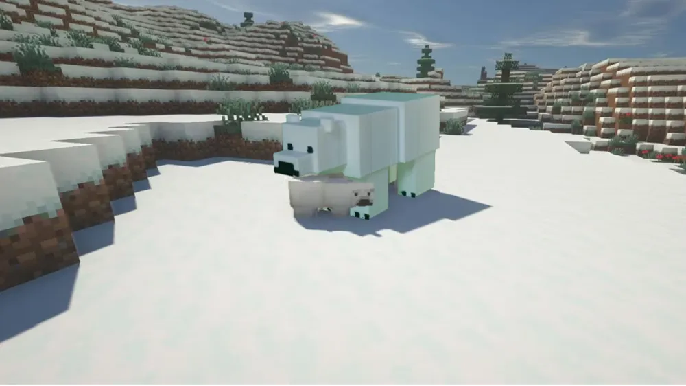 Minecraft Polar Bear Cute by Travlie - MakerWorld