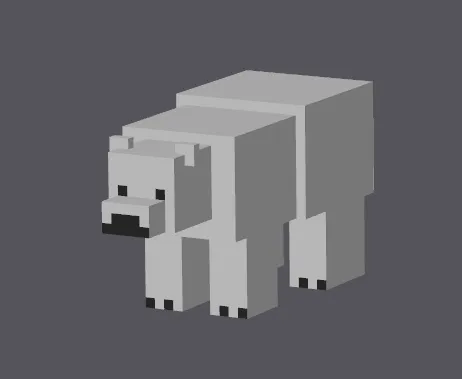 Minecraft Polar Bear Cute by Travlie - MakerWorld