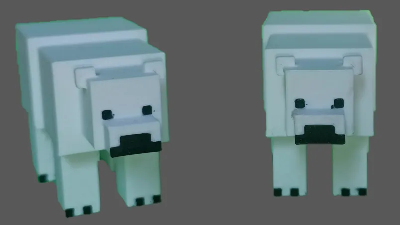 Minecraft Polar Bear Cute by Travlie - MakerWorld