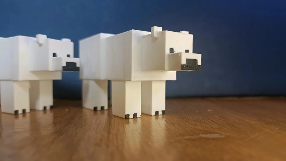 Minecraft Polar Bear Cute by Travlie - MakerWorld