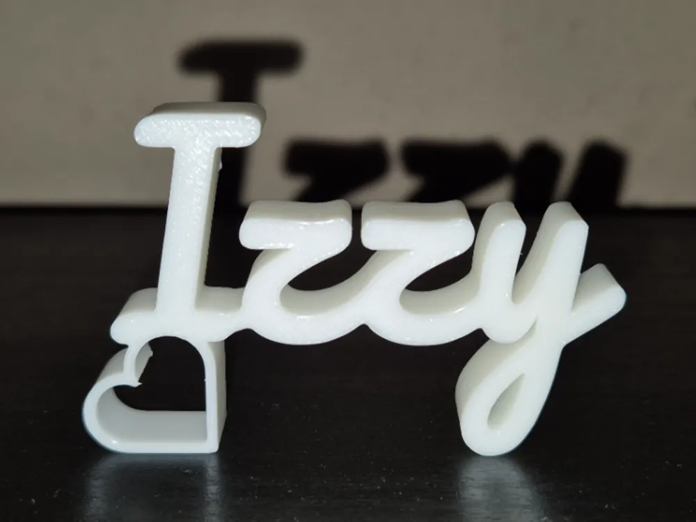 Izzy Name Sign Display Decor by GabT - MakerWorld