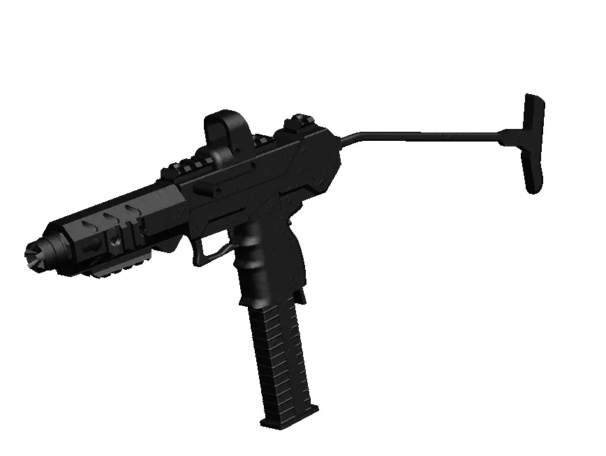 Rainbow Six - SMG 12 Printable and functional - Free 3D Print Model ...