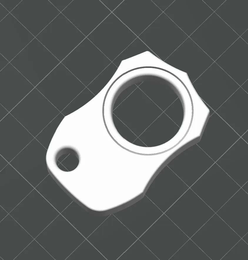 Fidget knuckle spinner keychain by Orion - MakerWorld