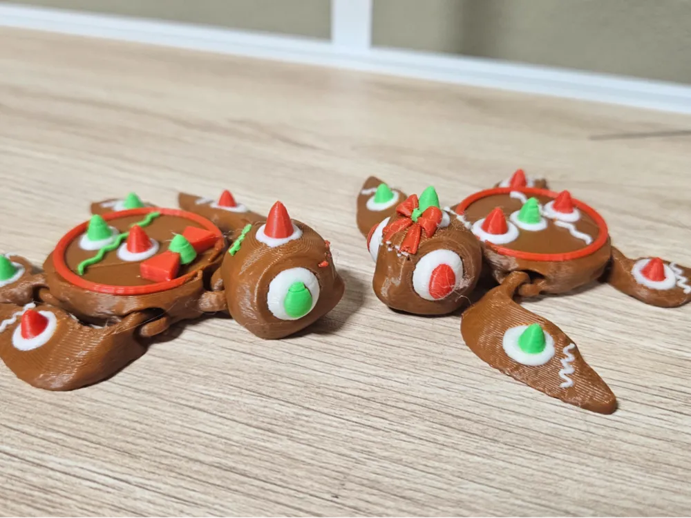 Mr/Mrs Gingerbread Turtle no support/print n place by Misterdoctor ...