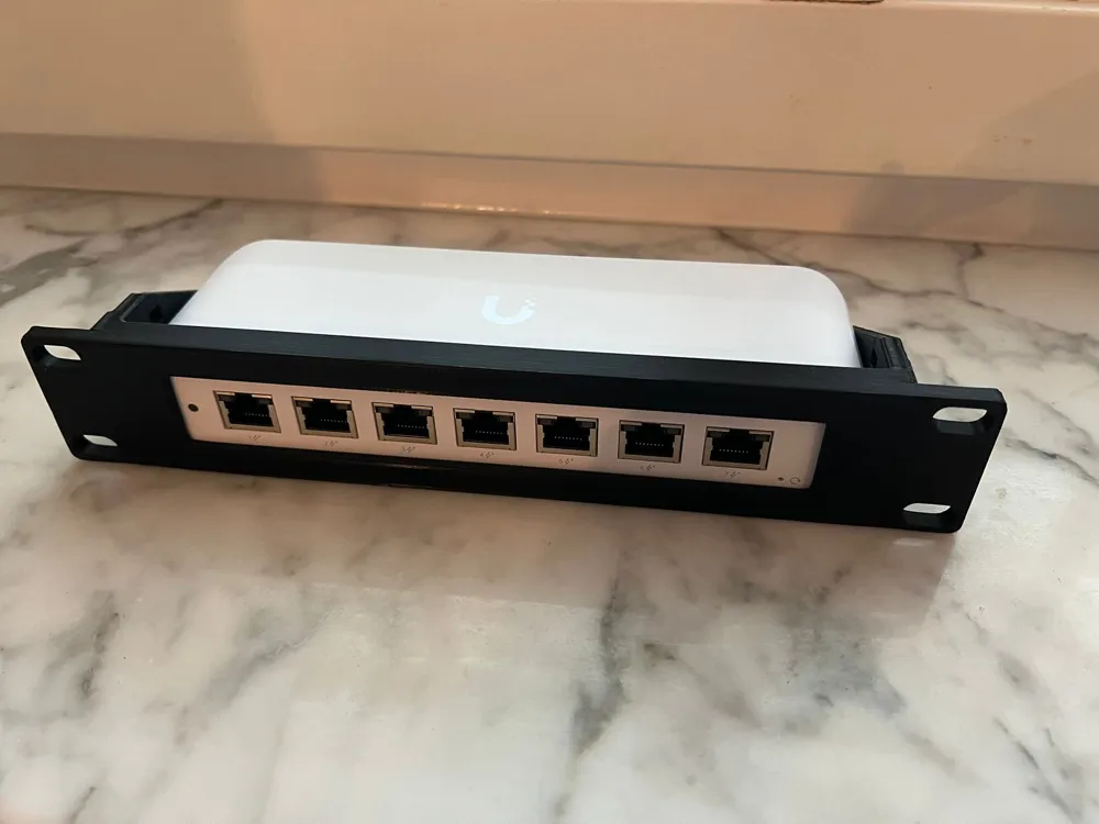 Unifi USW-Ultra 10-inch rack mount Remixed by Mauker MakerWorld ...