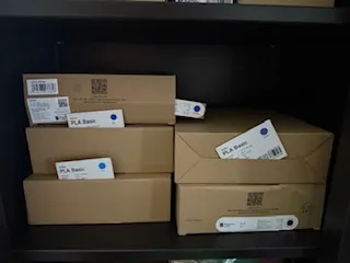 Bambu Lab Filament Label Holders - Free 3D Print Model - MakerWorld