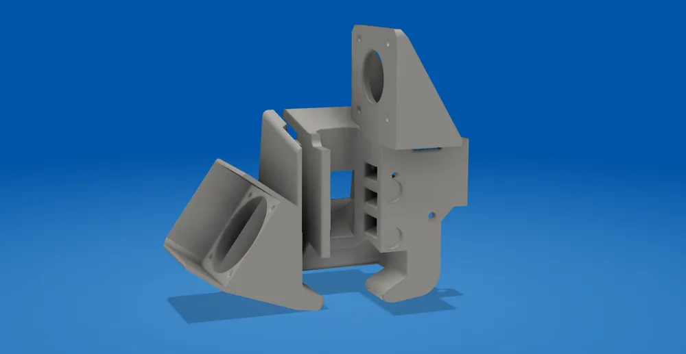 Direct drive mount with CR touch, noctua fans for Linear rail by ...