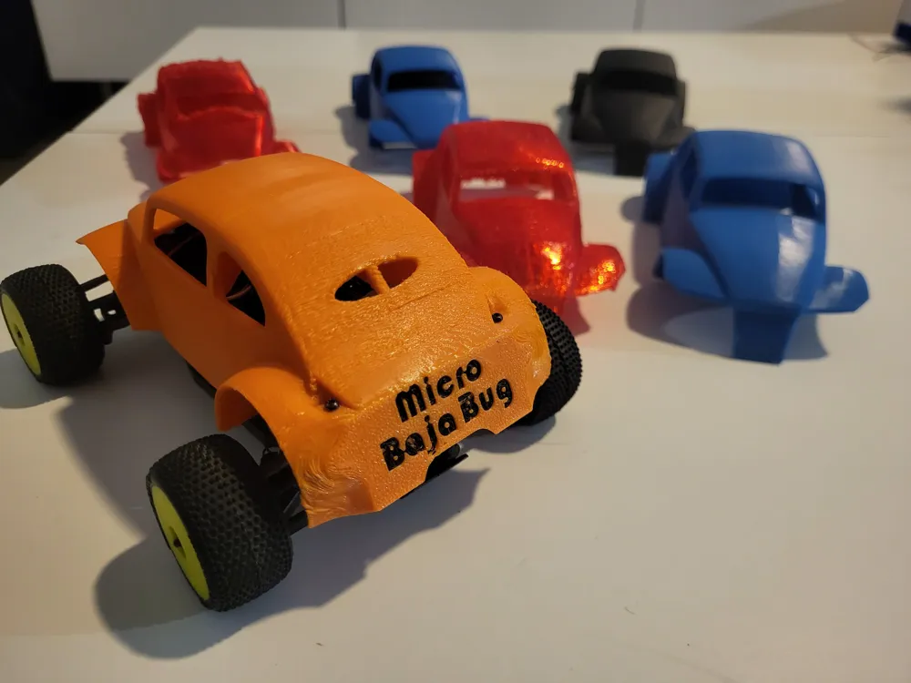 Baja Bug Body for Losi Micro T –Printable RC Shell - Free 3D Print ...