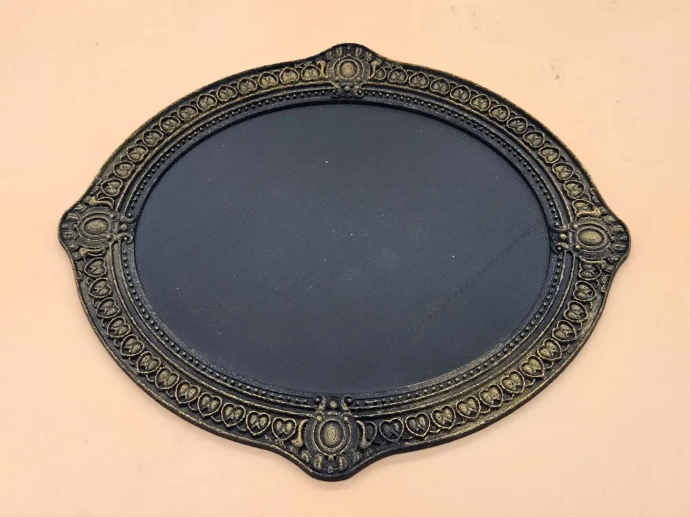 Ornamental Vintage Photo Frame Oval - Free 3D Print Model - MakerWorld