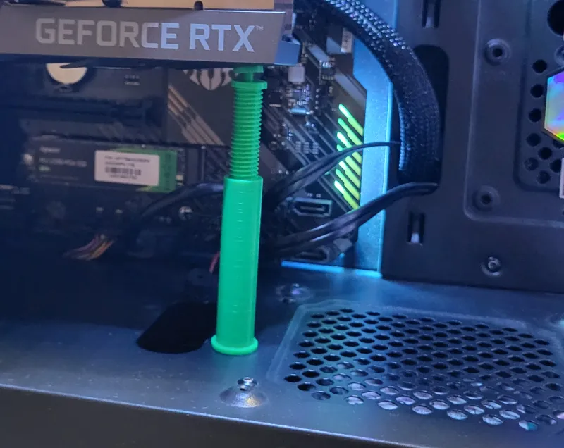 Adjustable graphic card holder support bracket by CsTibikeee - MakerWorld