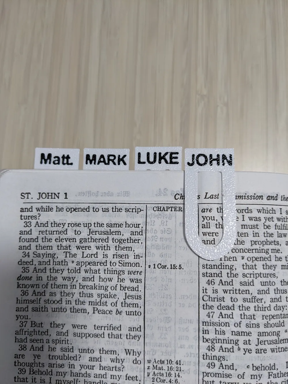 Bible Book Marks - Free 3D Print Model - MakerWorld