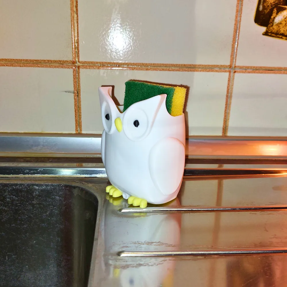 Owl Kitchen Sponge Holder - Kitchen Sink Organizer - Free 3D Print ...