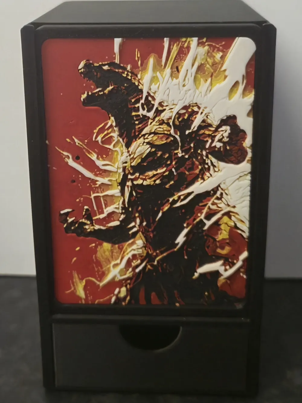 MTG Commander Deck Box inlay Godzilla HueForge - Free 3D Print Model ...