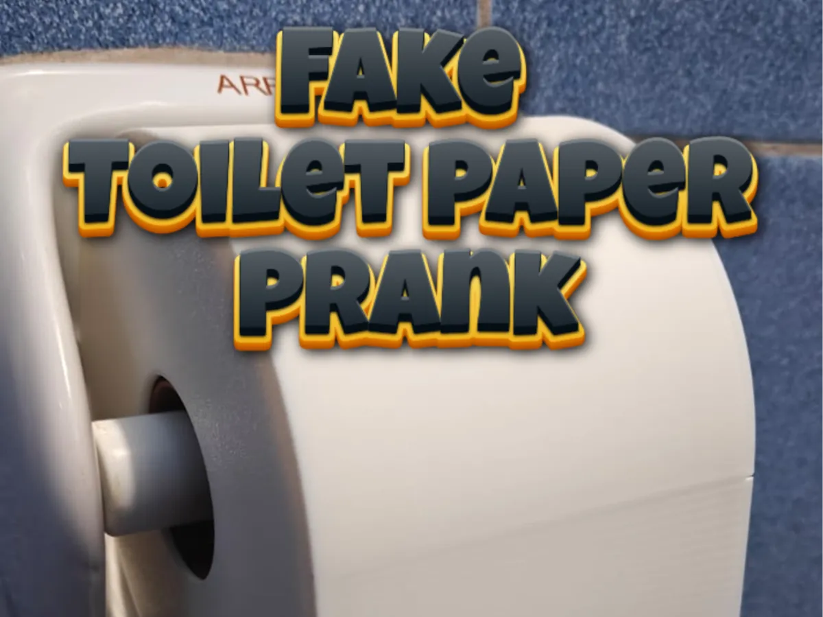 Fake Toilet Paper Prank - Free 3D Print Model - MakerWorld