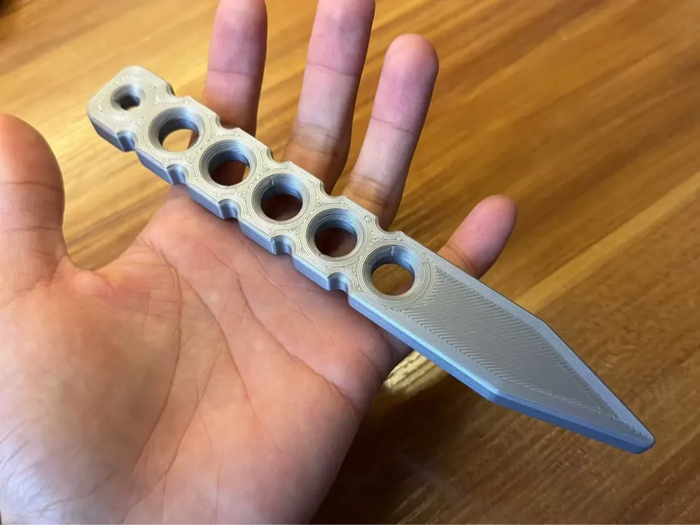 Self-defense dagger, defensive weapon, with perforated design by 不是卿云 ...