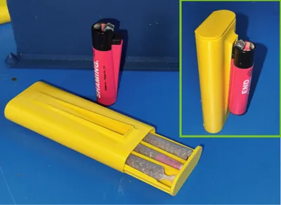 magnetic 3 Joint Box CLIPPER EDITION - weed 420 by cforms MakerWorld ...