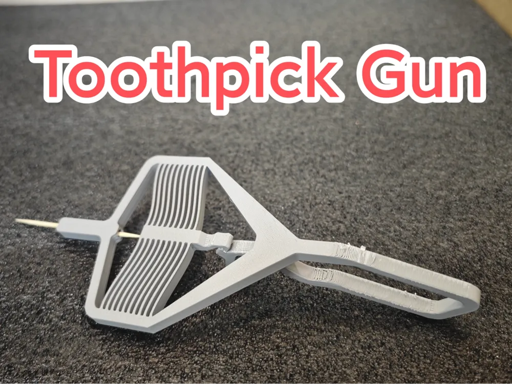 Toothpick Gun (Toothpick Launcher) by user_3066667089 MakerWorld ...
