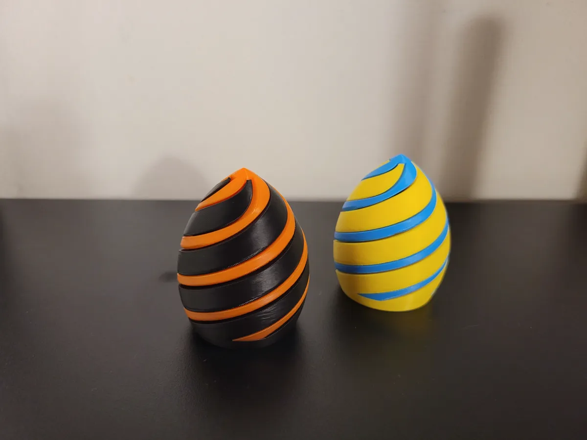 Spiral Easter Egg - Free 3D Print Model - MakerWorld