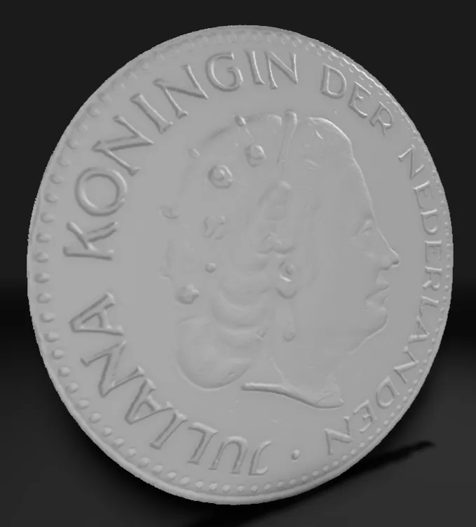 Dutch Guilder Juliana 1967 - Free 3D Print Model - MakerWorld