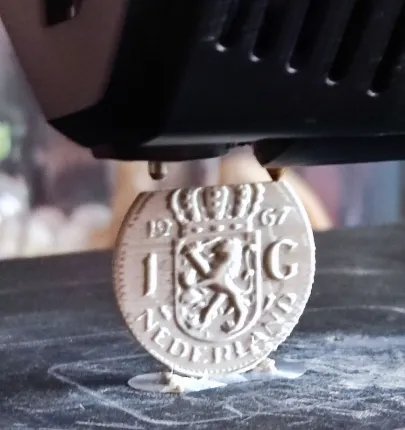 Dutch Guilder Juliana 1967 - Free 3D Print Model - MakerWorld