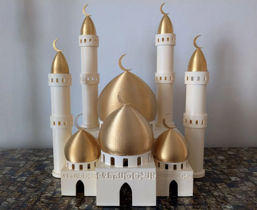 Islamic Masjid Mosque Decor - Free 3D Print Model - MakerWorld