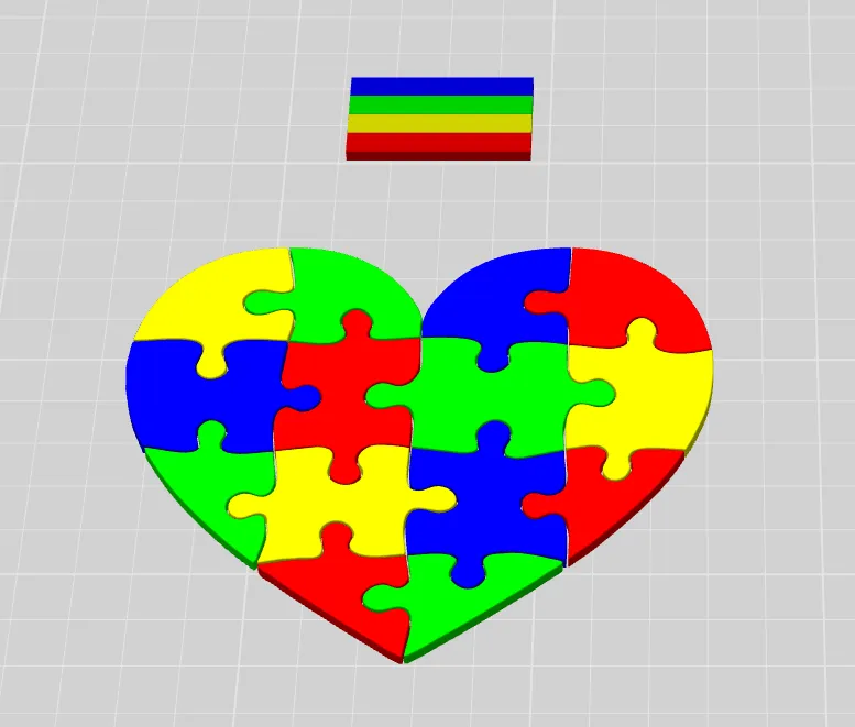 Multicolor AMS simple tests by sagat MakerWorld: Download Free 3D Models