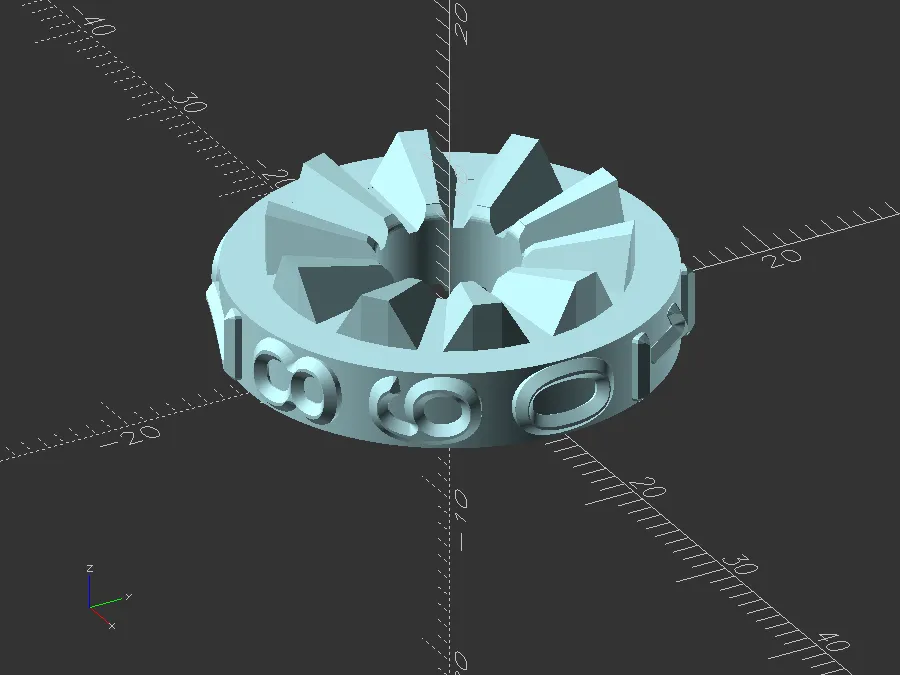 stackable counter ring or stamp by JackMakerWorld: Download Free 3D Models