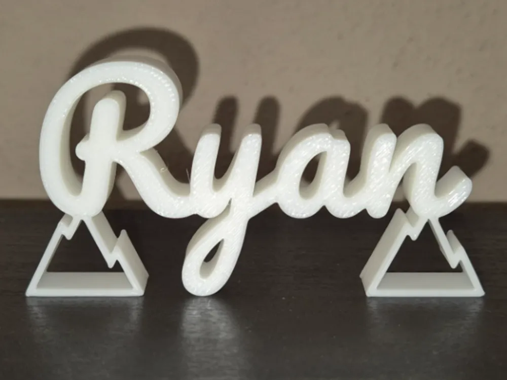 Ryan Name Sign Display Decor by GabT MakerWorld: Download Free 3D Models