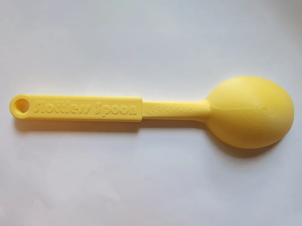 Toy Slottless Slotted Spoon by donmegel - MakerWorld