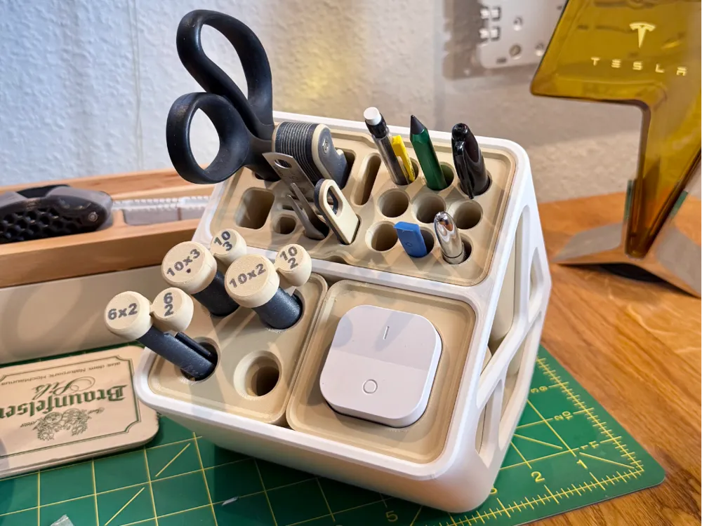 Desk Organizer Modules - Free 3D Print Model - MakerWorld