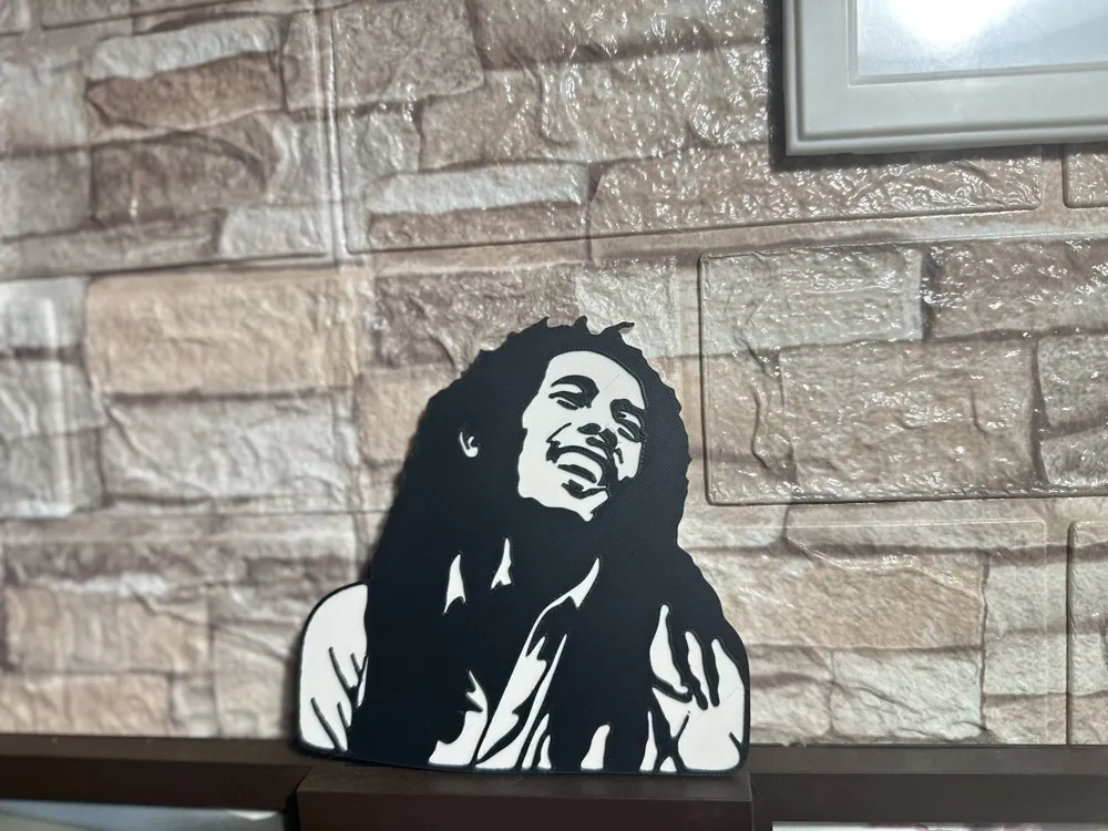 Bob Marley Wall Art - Free 3D Print Model - MakerWorld