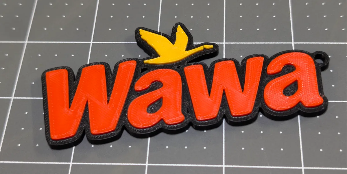 Wawa Keychain - Free 3D Print Model - MakerWorld
