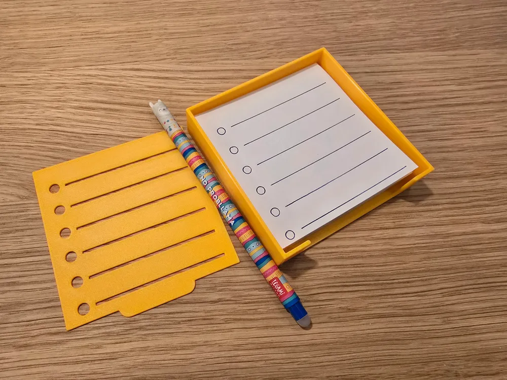 Notepad Template To-Do List Post-it Template by Beo666 - MakerWorld