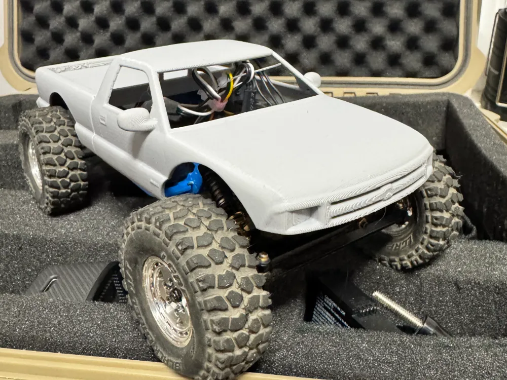 SCX24 Chevy S10 Body (LGRP style body) - Free 3D Print Model - MakerWorld